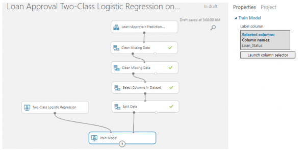 Two-Class Logistic Regression - Fusion Solution