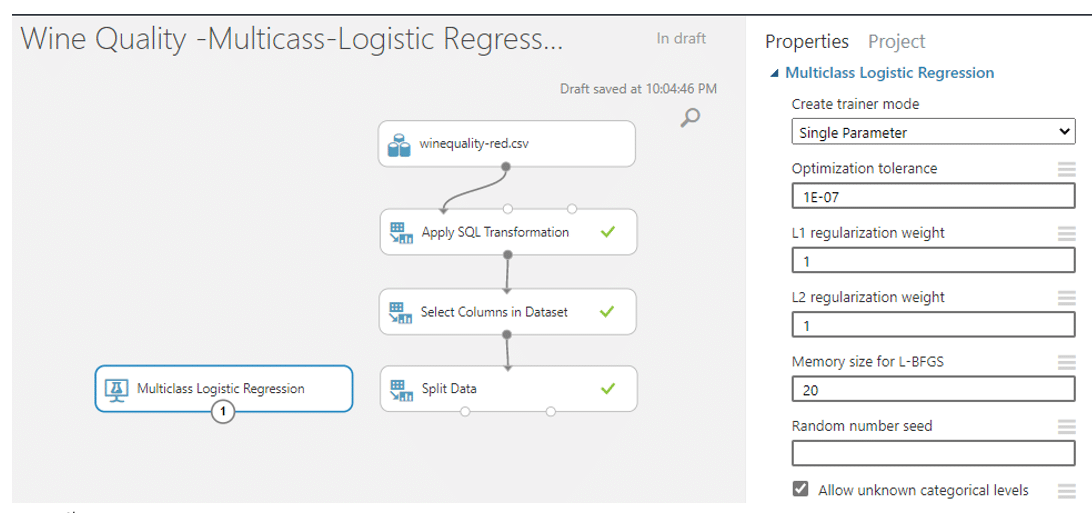 Multiclass Logistic Regression - Fusion Solution
