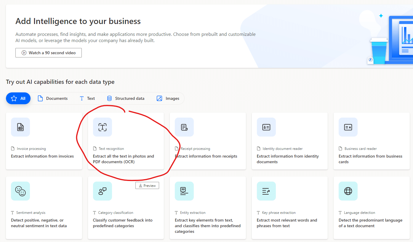 ติดตั้ง Implement OCR ภาษาไทย file JPG PDF ราคาถูกจาก Microsft