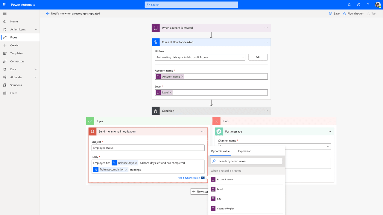 สร้าง workflow ใช้ฟรีด้วย Microsoft 365 ตัวอย่าง วิธีสร้าง