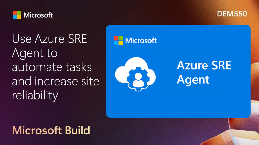 แนะนำตัวแทน Microsoft Azure SRE Agent
