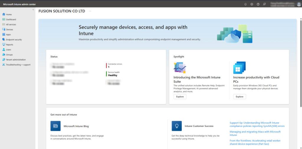 วิธี Set up Microsoft Intune เพื่อจัดการอุปกรณ์องค์กรอย่างปลอดภัย